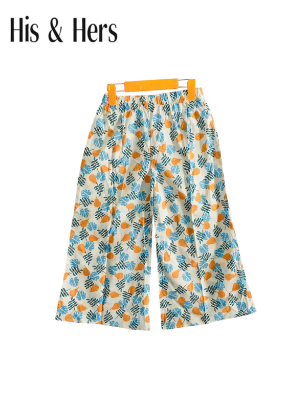 Golden Pears White Cotton Flapper Girls – His & Hers