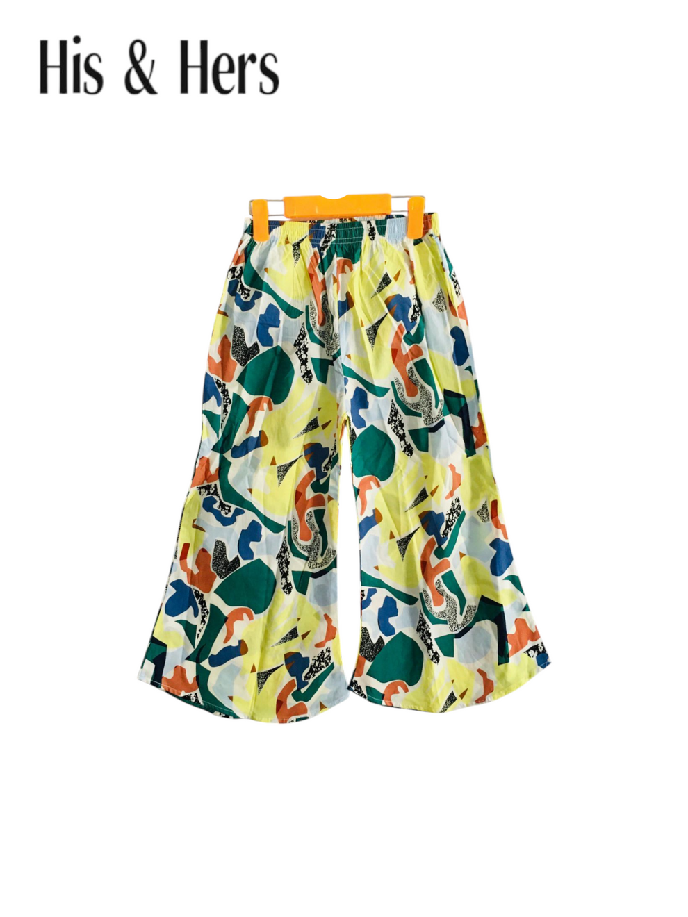 Abstract Shapes Print Cotton Flapper Girls – His & Hers