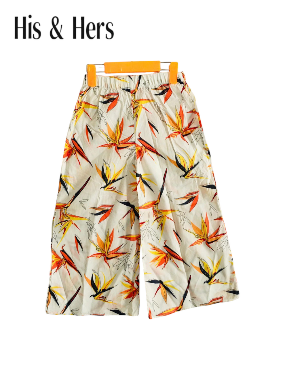 Golden & Yellow Leaves White Cotton Flapper Girls – His & Hers